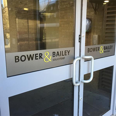 New signage for Bower & Bailey Solicitors